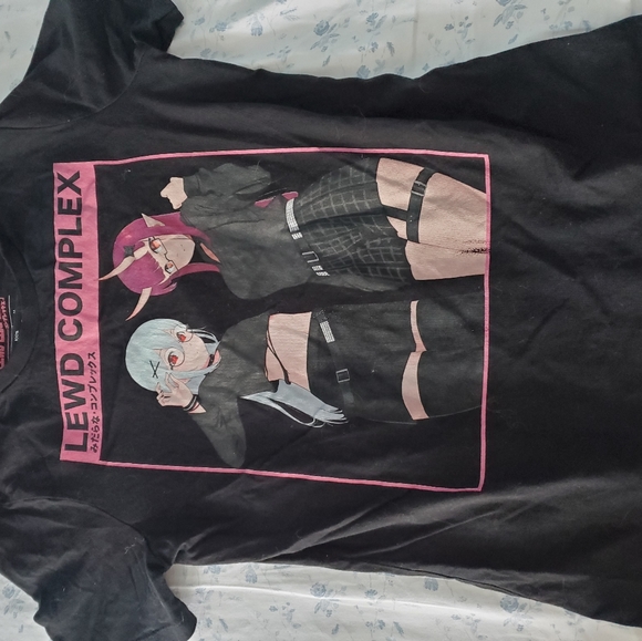 Lewd Complex | Tops | Lewd Complex Tshirt Long Sleeve Banner Blanket ...